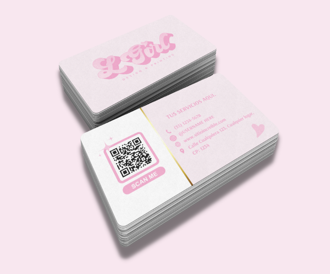 Tarjetas de Presentacion – L.Girl Designs & Printing